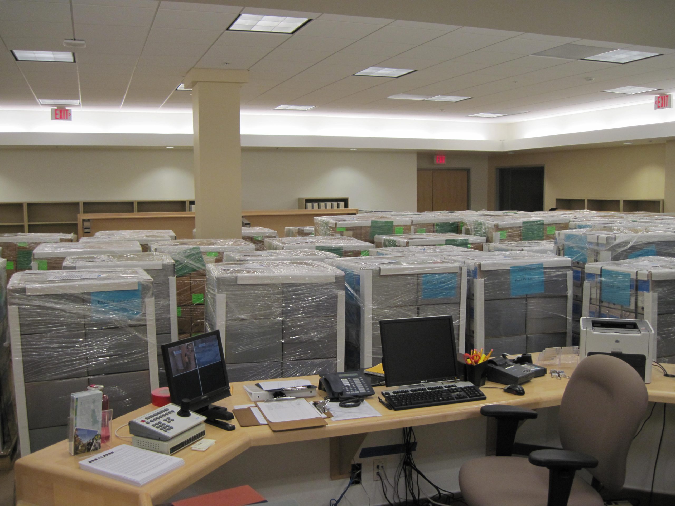 Boxes in stack area – Annotation